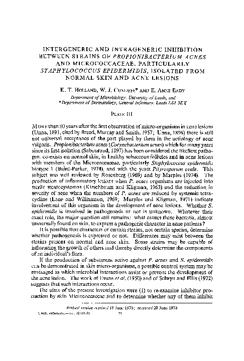 (PDF) Intergeneric and Intrageneric Inhibition Between Strains of ...
