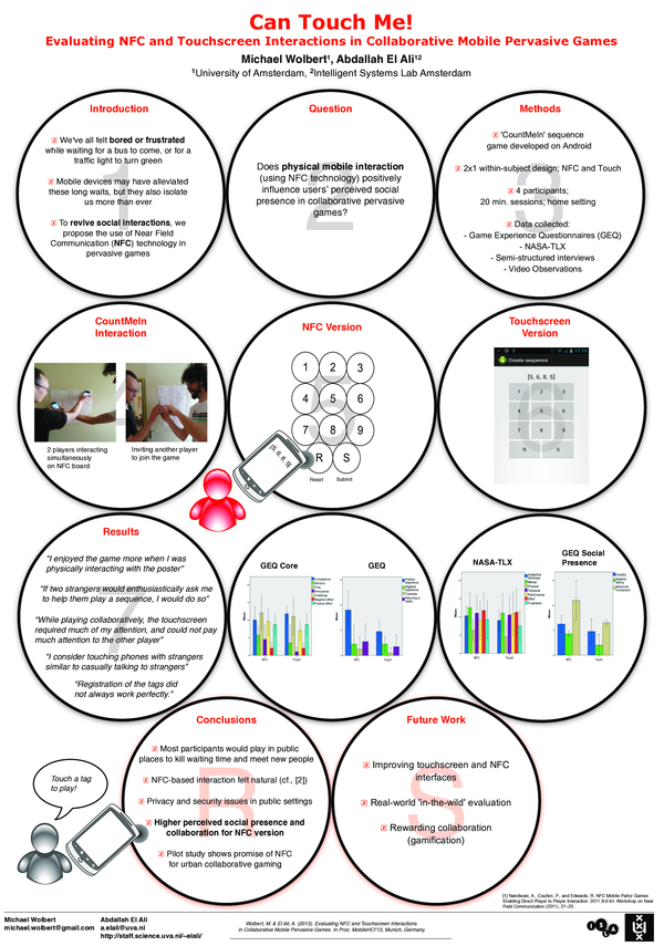 (PDF) Evaluating NFC and touchscreen interactions in collaborative mobile pervasive games ...