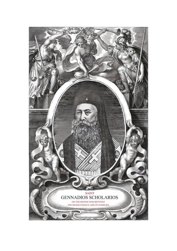 (PDF) Gennadios Scholarios: On the Distinction Between the Divine ...