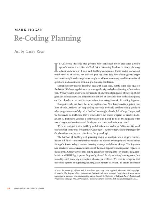 (PDF) Re-Coding Planning: Art by Casey Reas