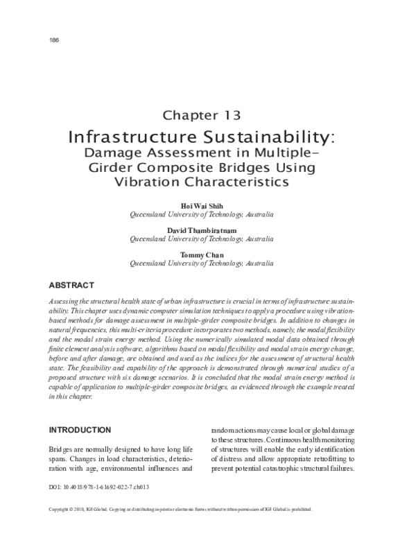 (PDF) Infrastructure Sustainability
