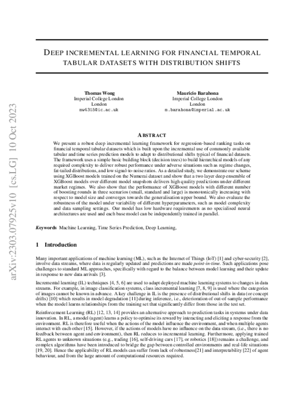 (PDF) Understanding Model Complexity for temporal tabular and multi-variate time series, case ...