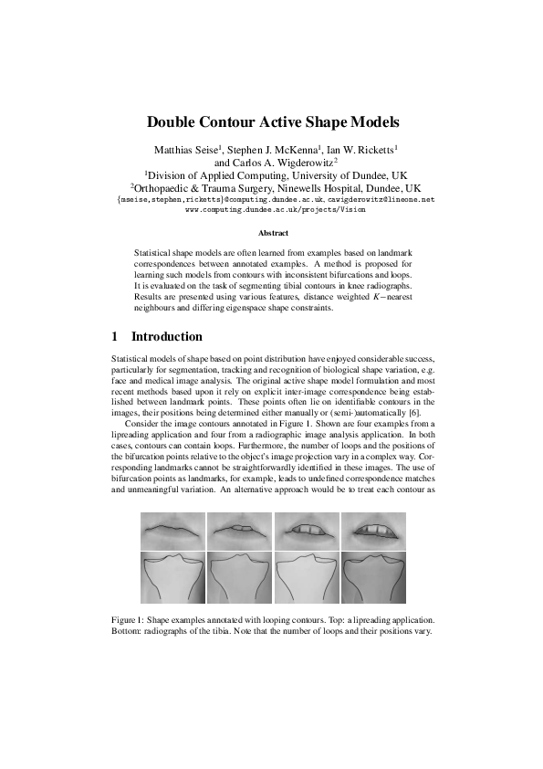 (PDF) Double Contour Active Shape Models | Carlos Wigderowitz ...