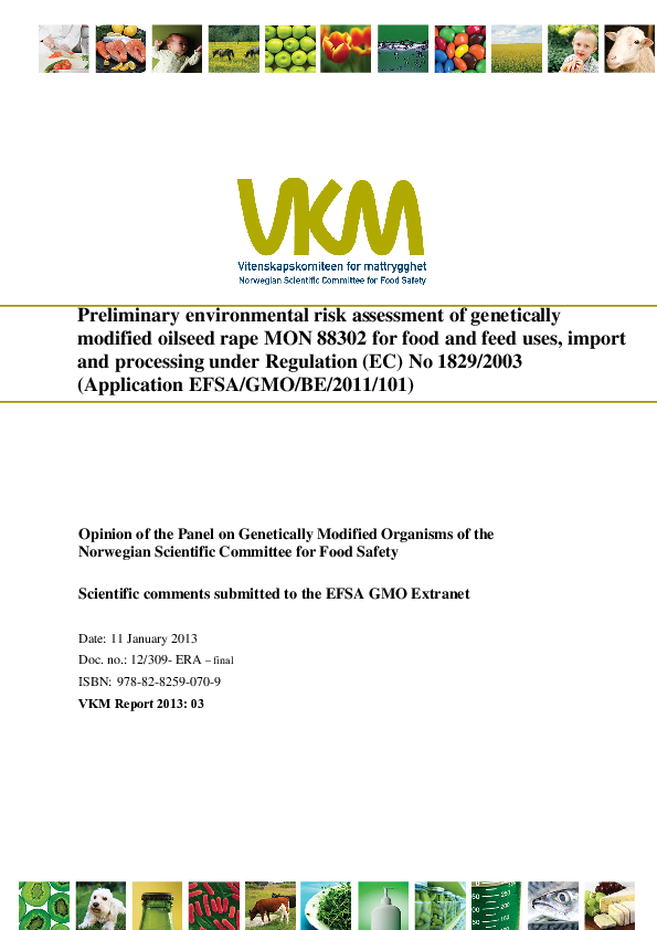 (PDF) Preliminary environmental risk assessment of genetically modified ...