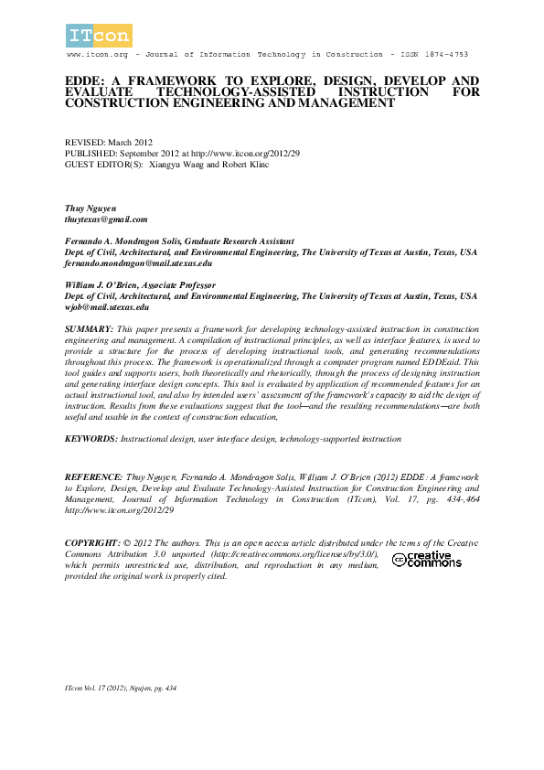 (PDF) Edde: A Framework to Explore, Design, Develop and Evaluate ...