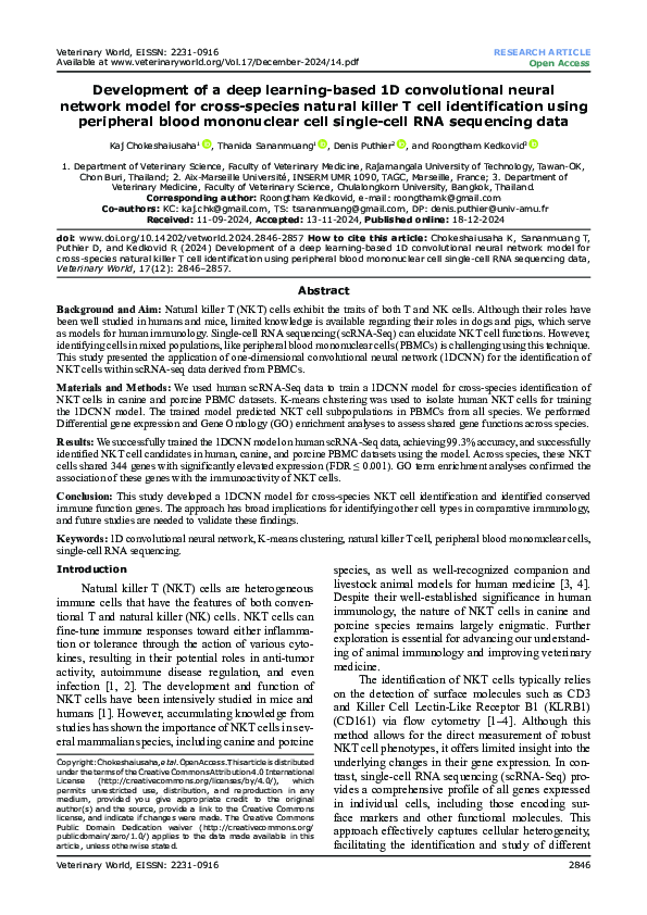 (PDF) Development of a deep learning-based 1D convolutional neural network model for cross ...