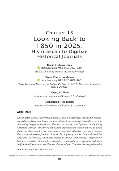 (PDF) Looking Back to 1850 in 2025: Historascan to Digitize Historical ...