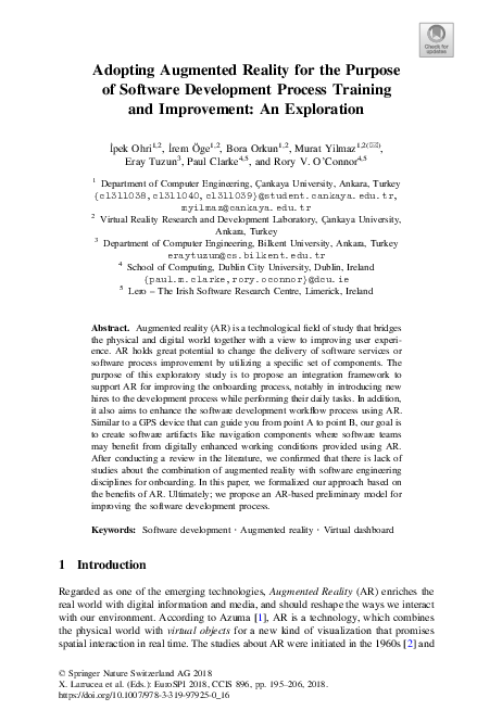 (PDF) Enhancing Software Development with AR Onboarding