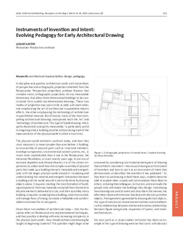 (PDF) Instruments of Invention and Intent: Evolving Pedagogy for Early ...