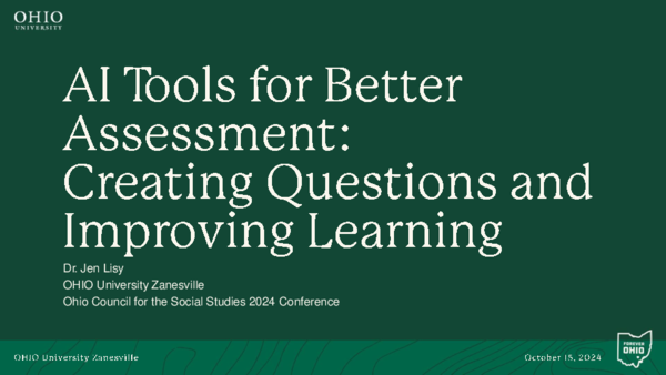 (PDF) AI Tools for Better Assessment: Creating Questions and Improving ...