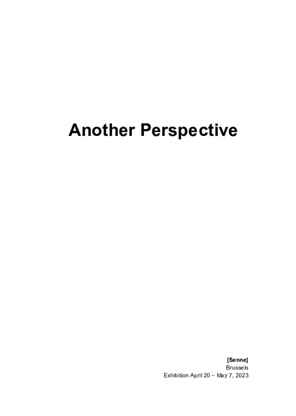 (PDF) Another Perspective