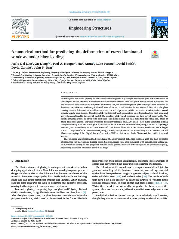 (PDF) A numerical method for predicting the deformation of crazed ...