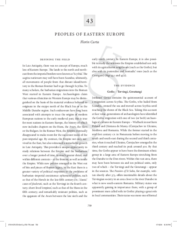 (PDF) Peoples of Eastern Europe