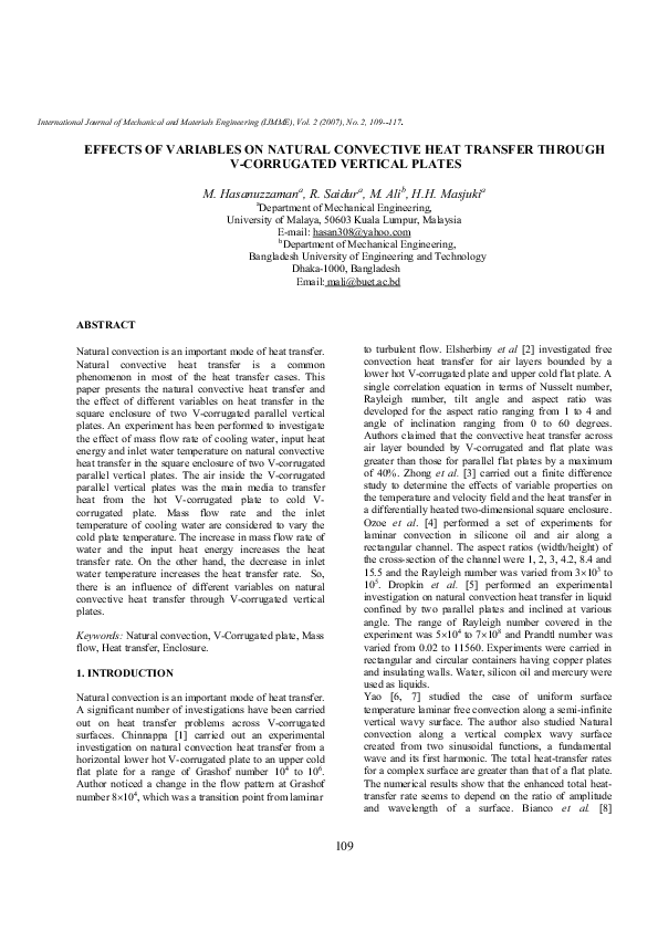 (PDF) Effects of variables on natural convective heat transfer through ...