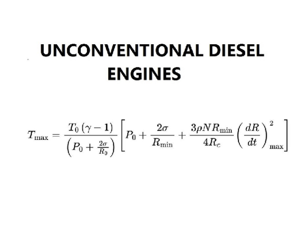 (PDF) UNCONVENTIONAL DIESEL ENGINES