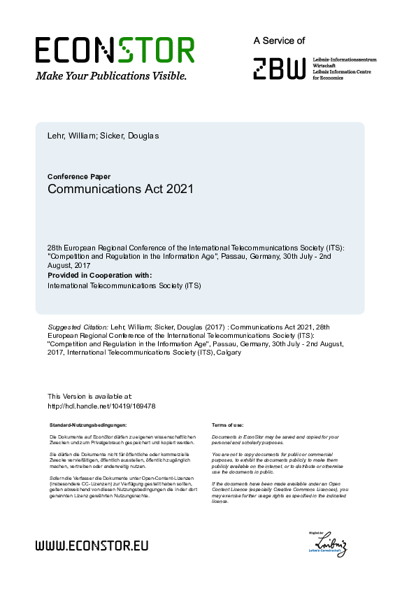 (PDF) Communications Act 2021