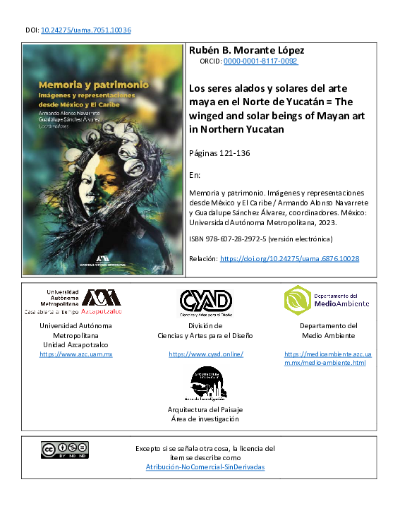(PDF) Los seres alados y solares del arte maya en el Norte de Yucatán