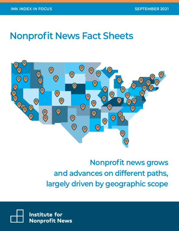 (PDF) Nonprofit News Fact Sheets