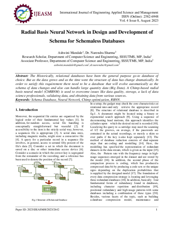 (PDF) Radial Basis Neural Network in Design and Development of