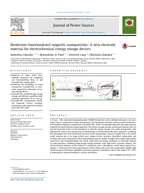 (PDF) Dendrimer functionalized magnetic nanoparticles as a promising ...
