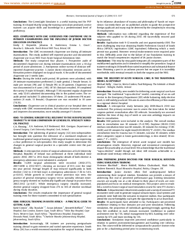 (PDF) Compliance with GMC guidelines for chaperone use in intimate ...