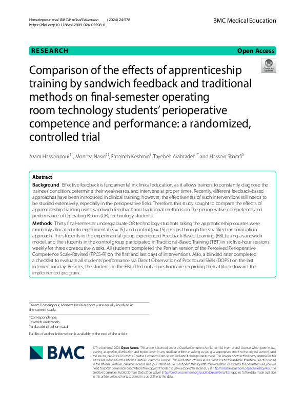 (PDF) Comparison of the effects of apprenticeship training by sandwich ...
