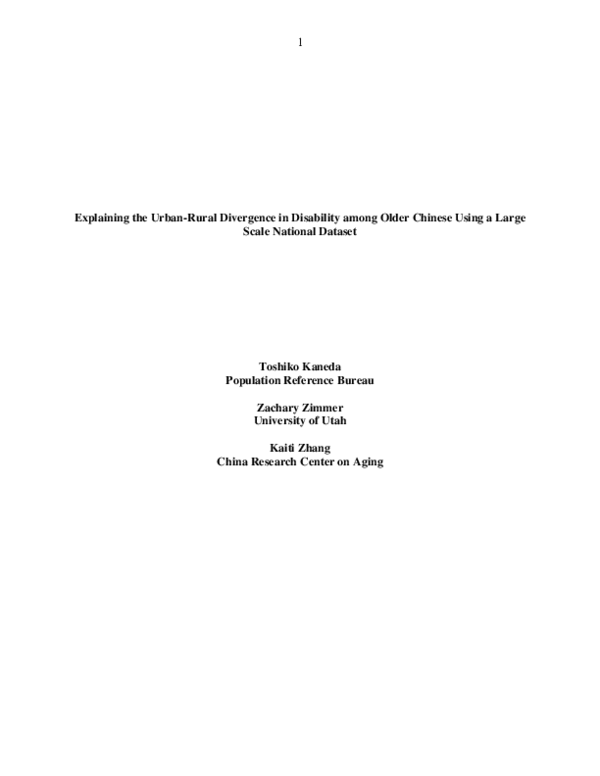 (PDF) Population Reference Bureau