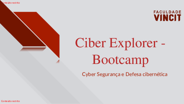 (PDF) Bootcamp Defesa Cibernetica