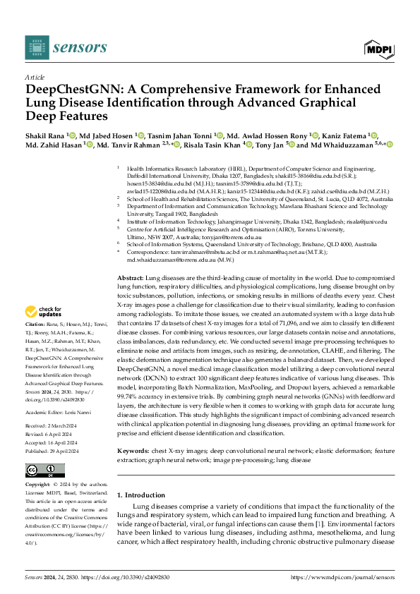 (PDF) DeepChestGNN: A Comprehensive Framework for Enhanced Lung Disease ...