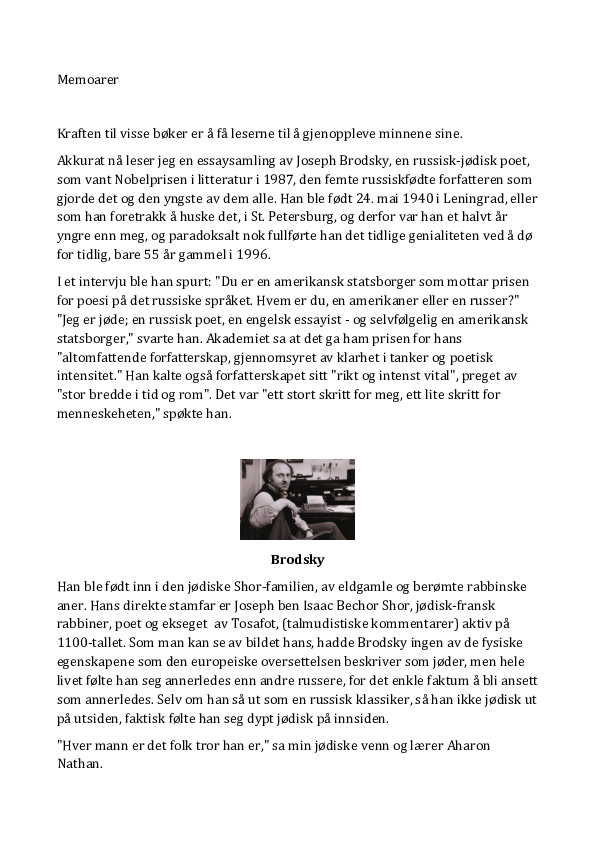 (PDF) Memoarer