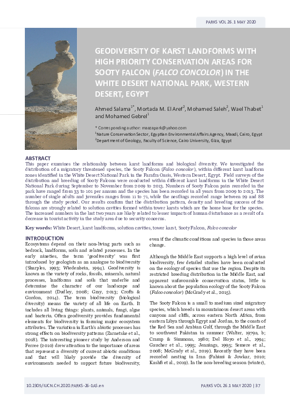 (PDF) Geodiversity of Karst landforms with high priority conservation ...