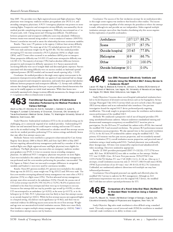 (PDF) 464: Can EMS Personnel Effectively Ventilate and Intubate Using ...