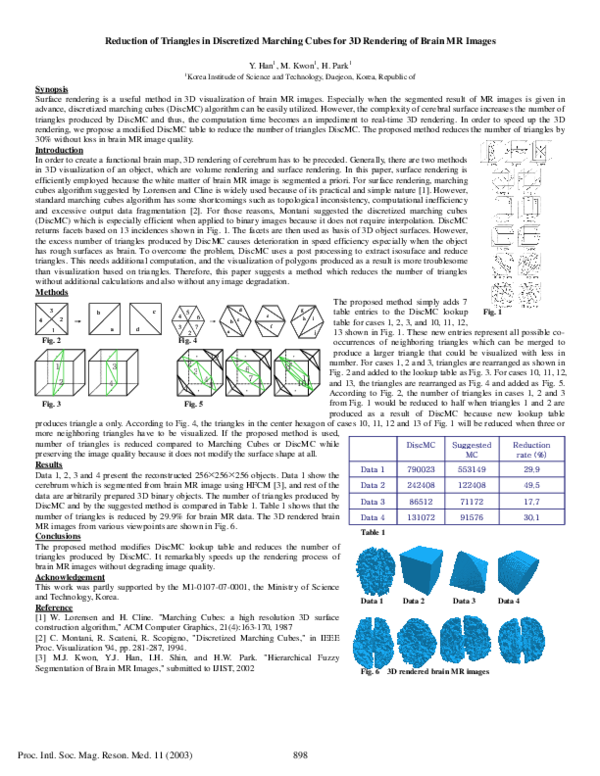 (PDF) Reduction of Triangles in Discretized Marching Cubes for 3D ...