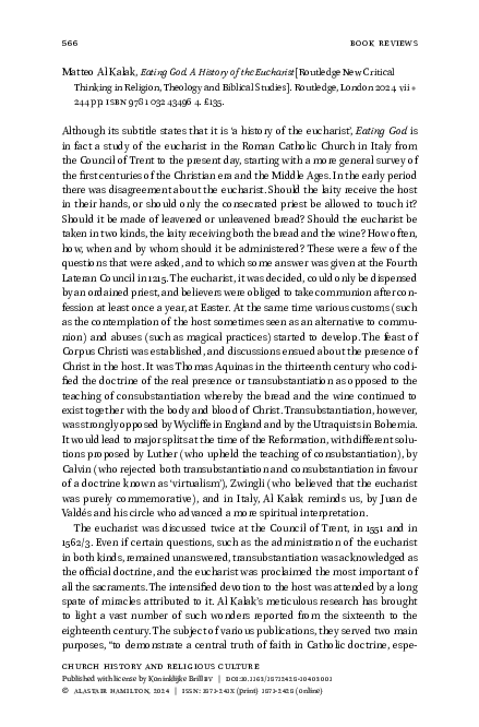 (PDF) CHRC Eucharist