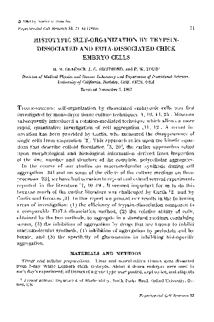(PDF) Histotypic self-organization by trypsin-dissociated and EDTA ...