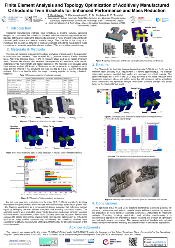(PDF) Finite Element Analysis and Topology Optimization of Additively Manufactured Orthodontic ...