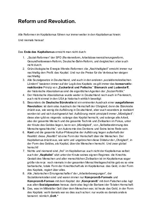 (PDF) Reform und Revolution