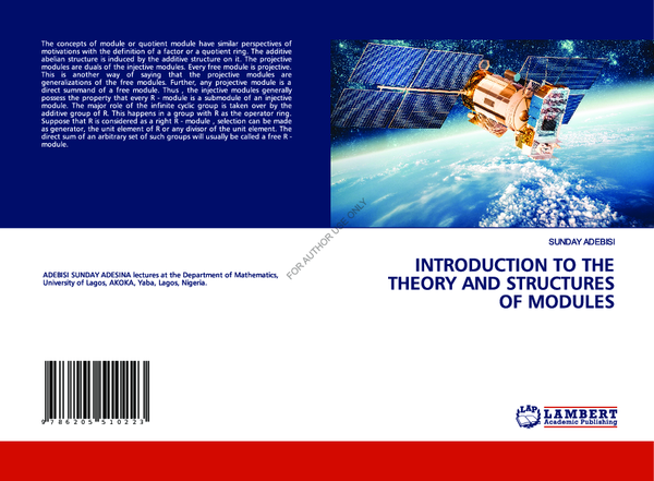 (PDF) INTRODUCTION TO THE THEORY AND STRUCTURES OF MODULES
