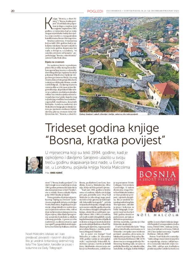(PDF) Trideset godina knjige “Bosna, kratka povijest”