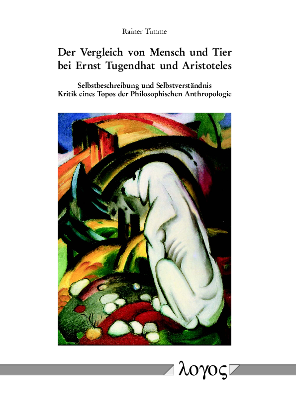 (PDF) Der Vergleich von Mensch und Tier bei Ernst Tugendhat und ...