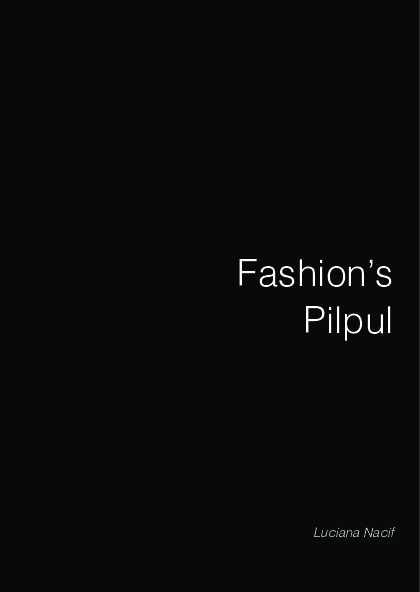 (PDF) Fashion's Pilpul
