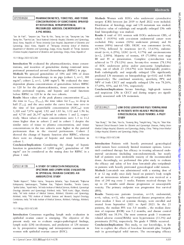(PDF) EP301/#199 A study of surgico-pathological spectrum and lymph ...