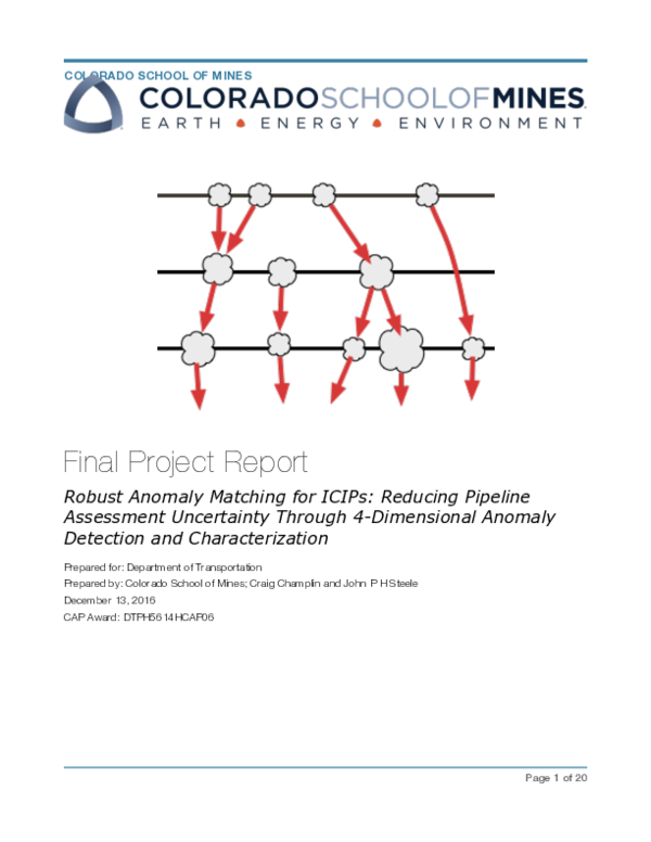 (PDF) Final Project Report Robust Anomaly Matching for ICIPs : Reducing Pipeline Assessment ...