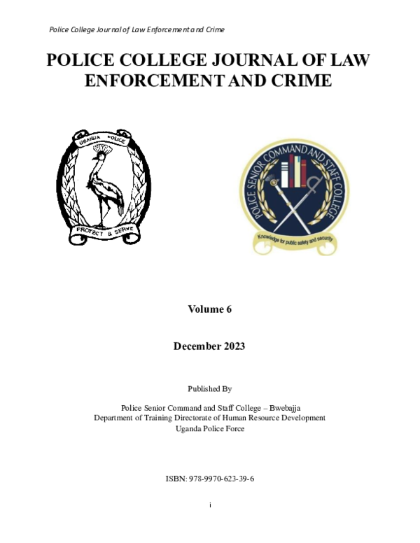 (PDF) Series 06 Police College Journal