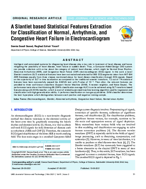 (PDF) A Slantlet based Statistical Features Extraction for ...