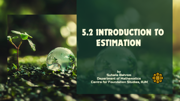 (PDF) 5.2 Introduction to Estimation