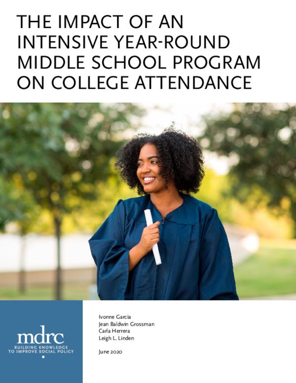 (PDF) The Impact of an Intensive Year-Round Middle School Program on ...