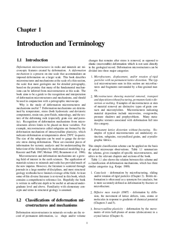 (PDF) Introduction and Terminology