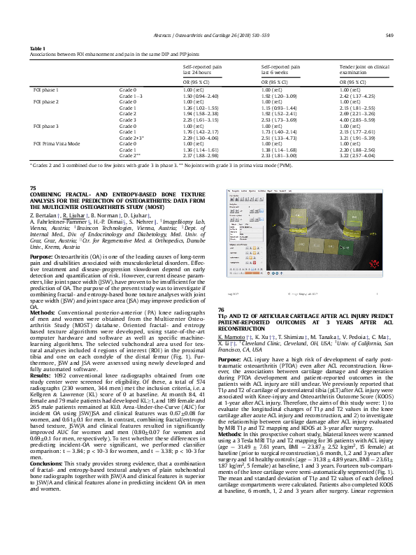 (PDF) Fractal and Entropy Analysis in OA Prediction