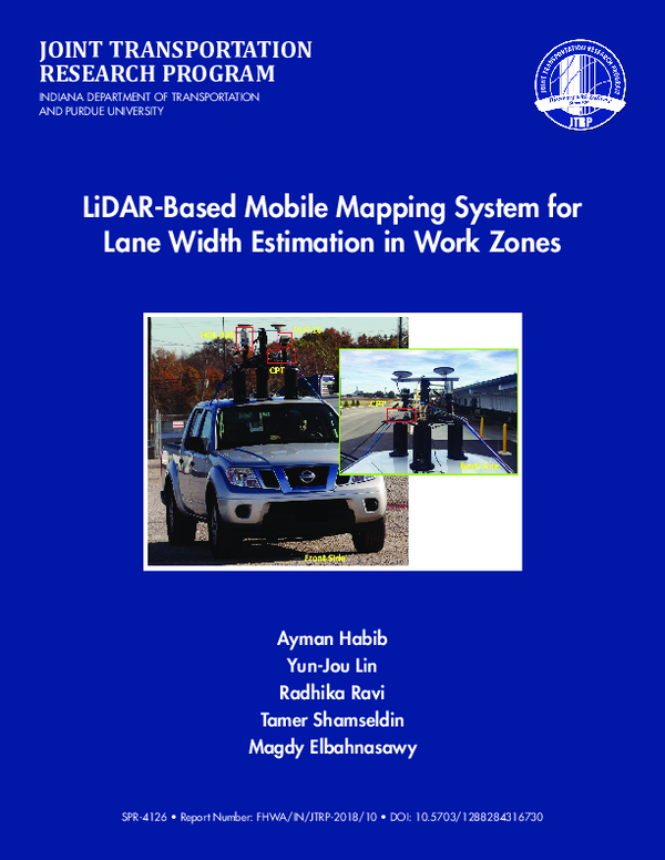 (PDF) LiDAR-Based Mobile Mapping System for Lane Width Estimation in Work Zone